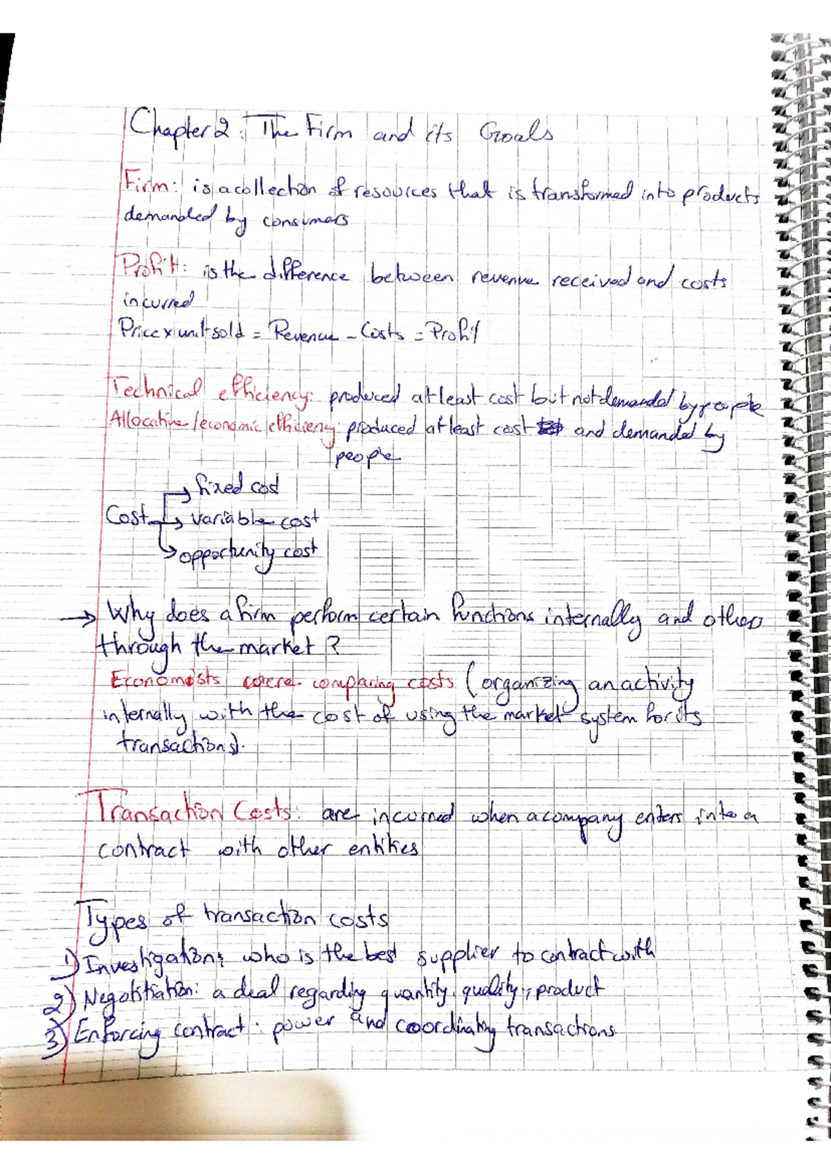 Managerial economics ch2 - Remedial maths - Studocu