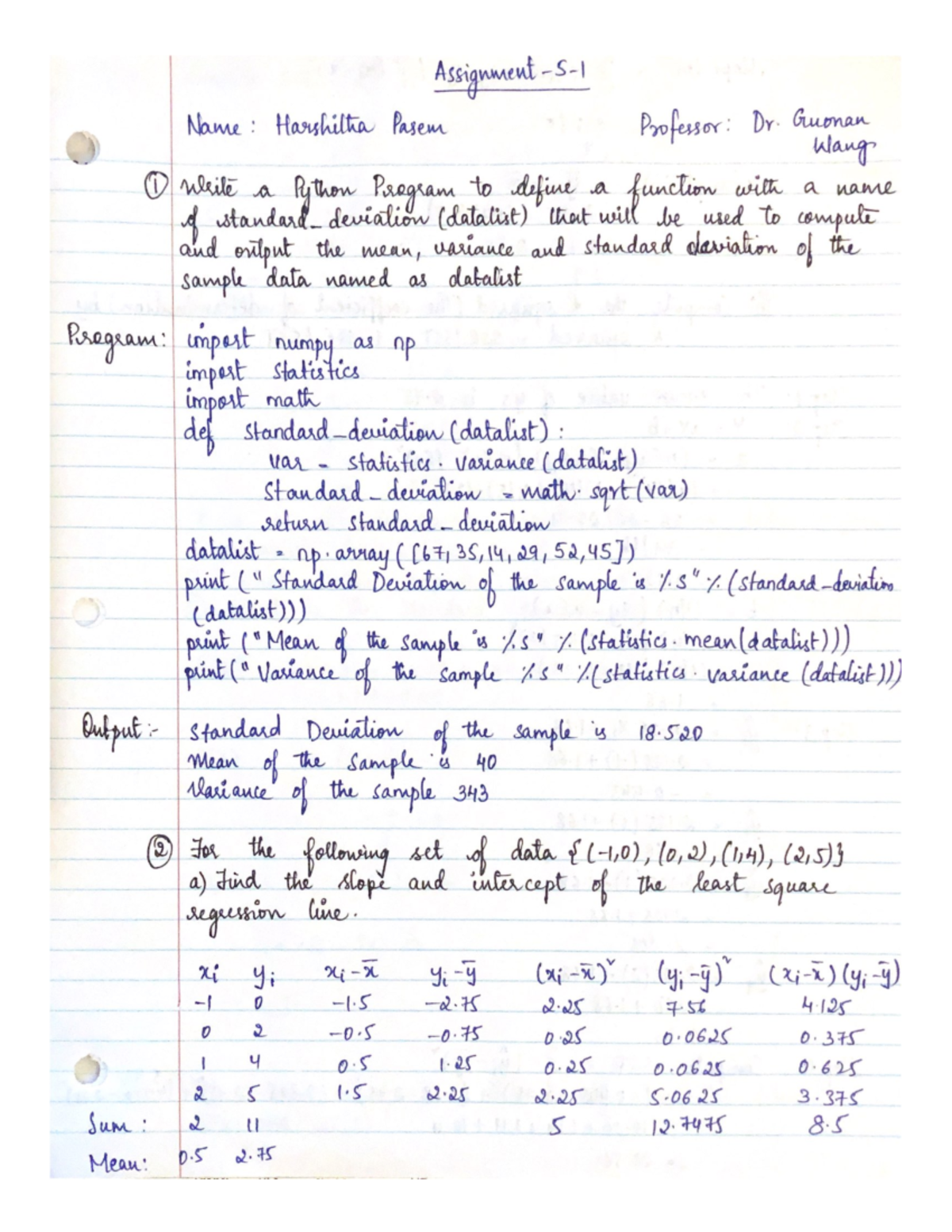 5501 Assignment 1 - Functions and Graphs - INFO 5501 - Studocu