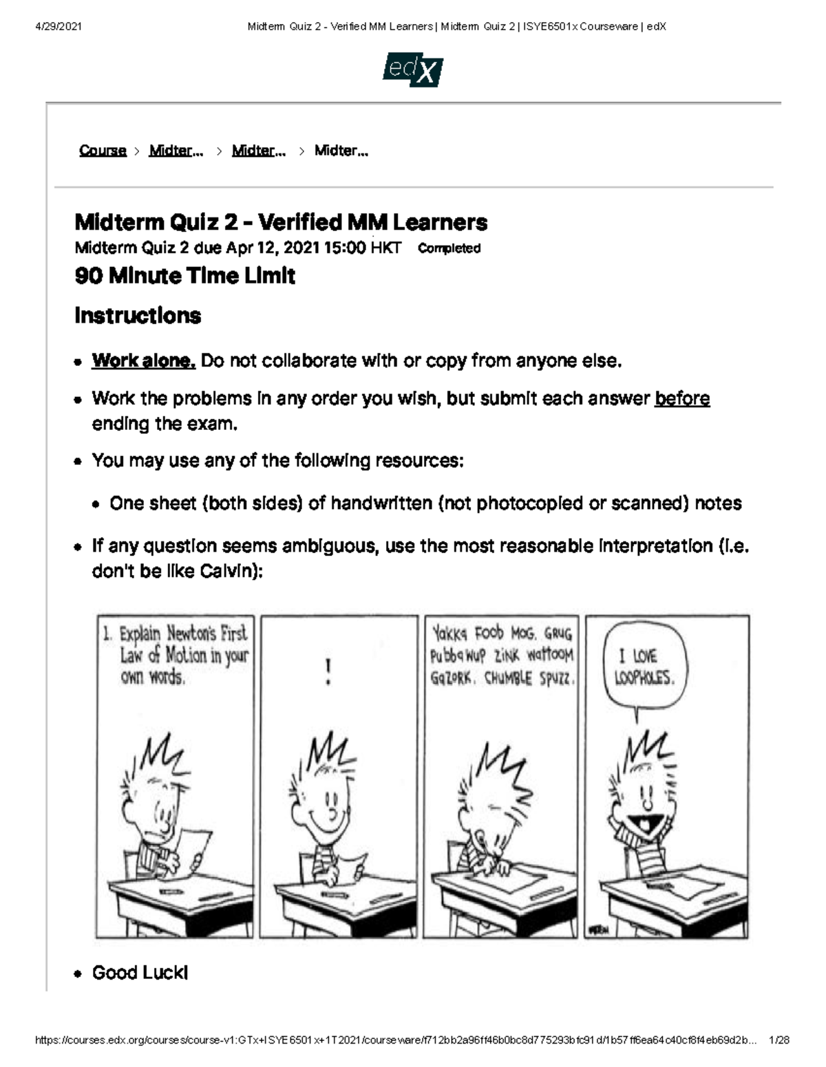 Midterm Quiz 2 lok.pdf - ####### - Studocu