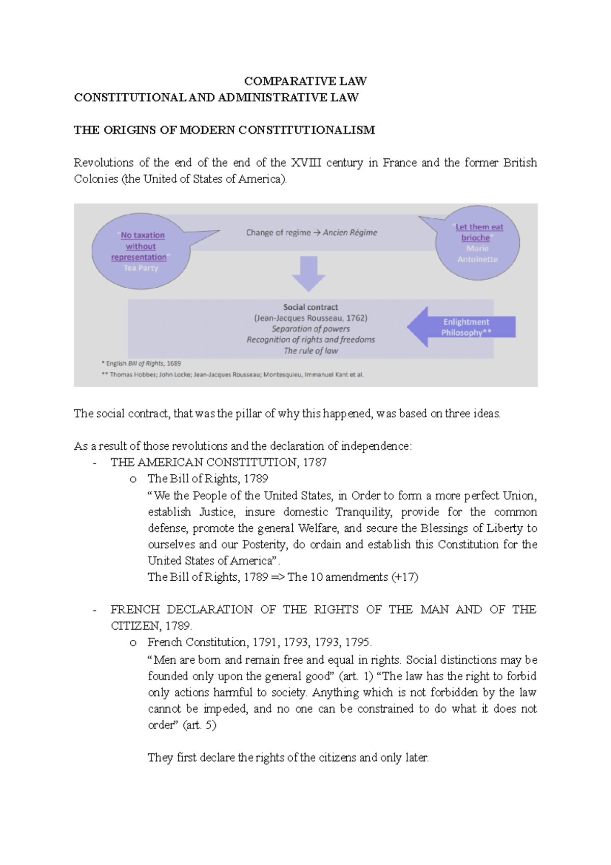 Constitutional AND Administrative LAW - COMPARATIVE LAW CONSTITUTIONAL ...