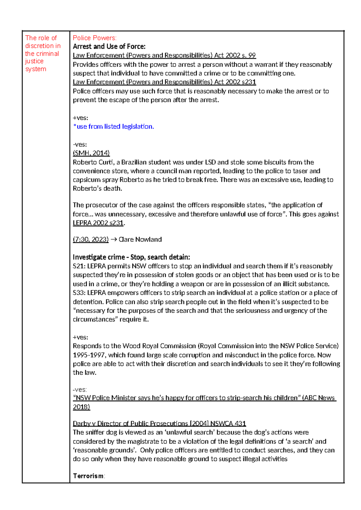 2. The criminal investigation process - The role of discretion in the ...