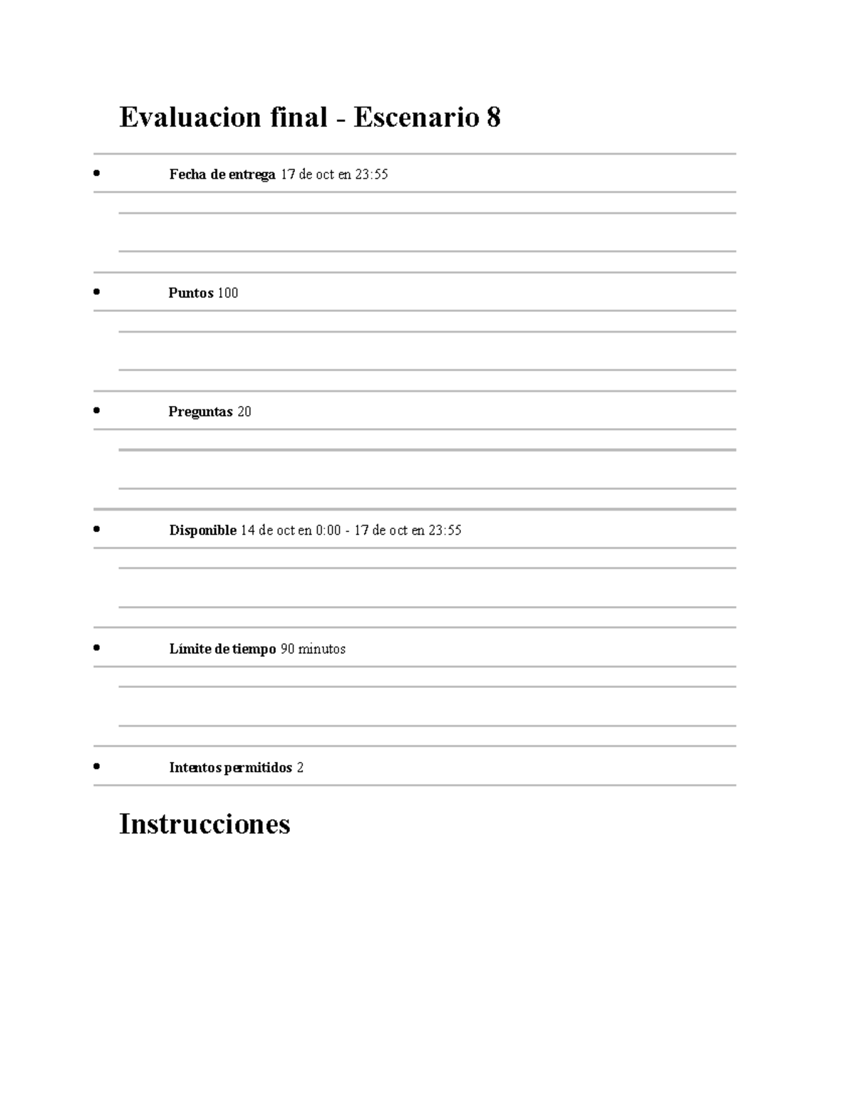 Evaluacion fina1 programacion de computadores - Evaluacion final - Escenario 8 Fecha de entrega ...