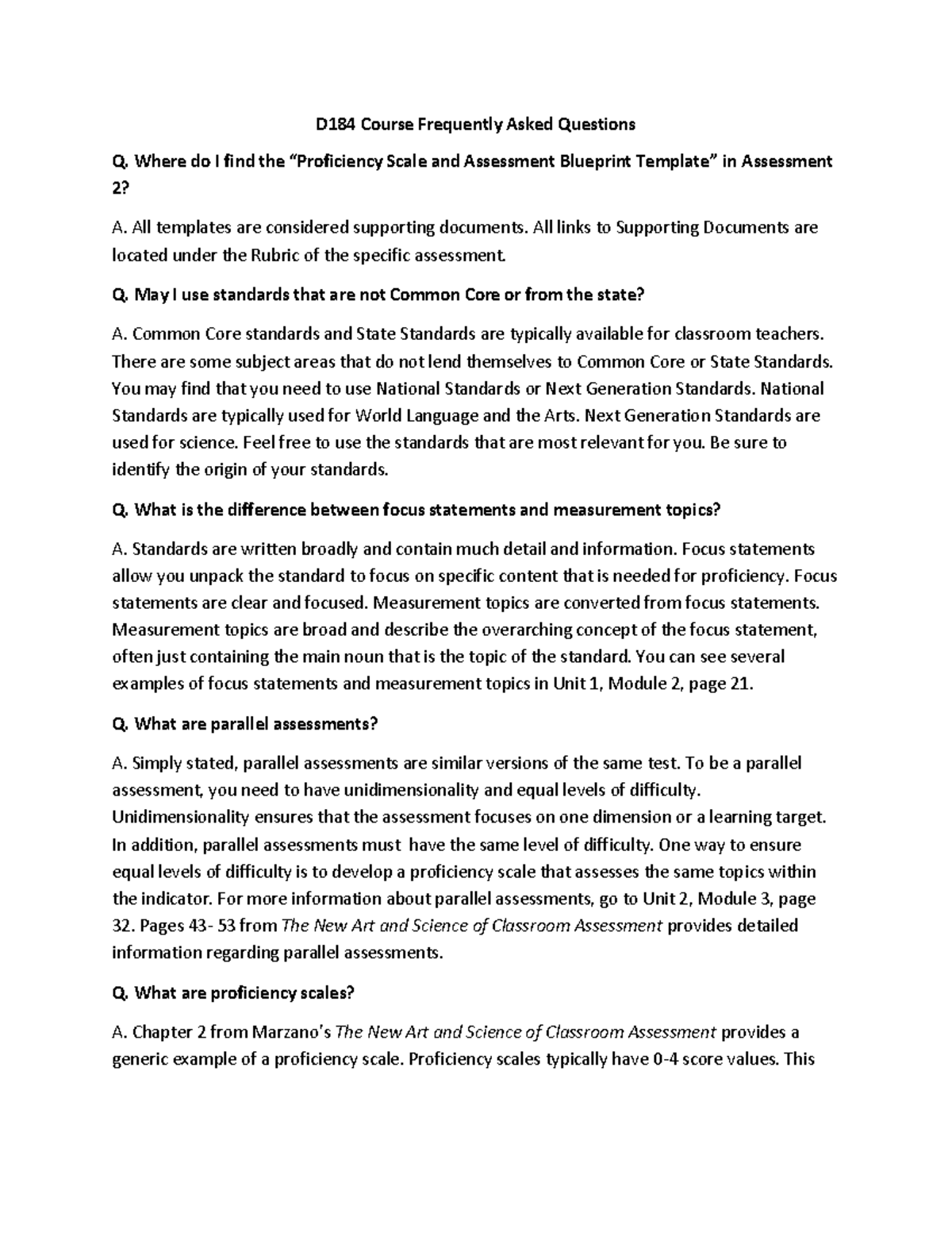 D184 Faqs 2023 Lecture Notes To Make Writing More Accessable D184 Course Frequently Asked