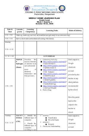 WORK IMMERSION Grading-system - TVL IMMERSION GRADING SYSTEM Percent of ...