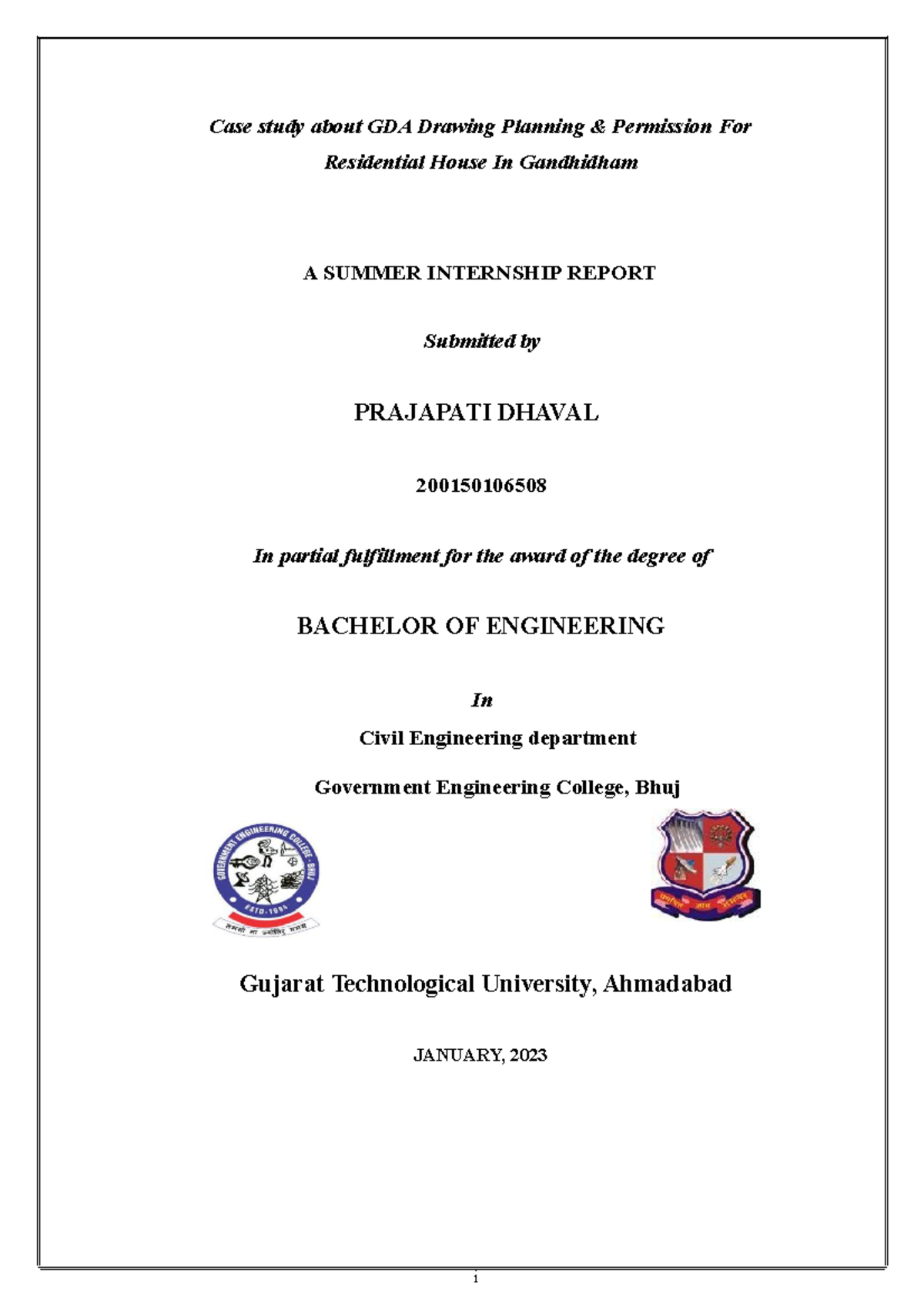 2001 50106508 - no hinashjyeiufhbdhfYWefghefb - Case study about GDA ...