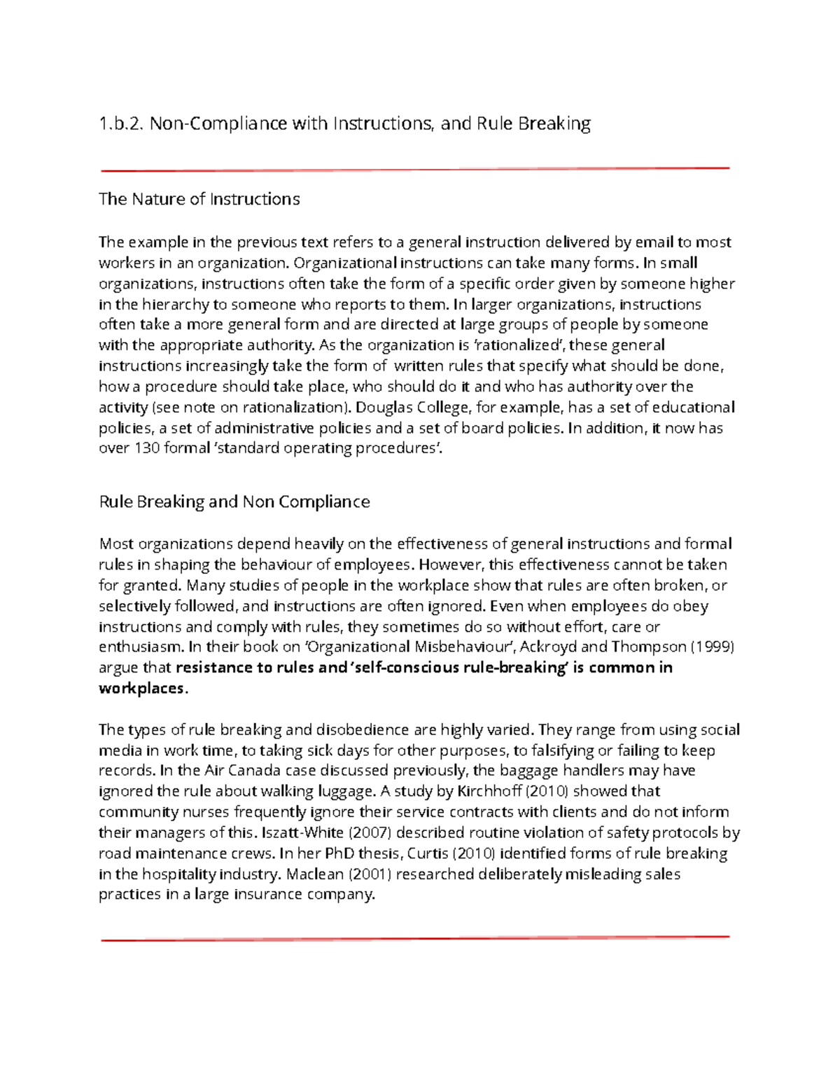 1.b.2. Non-Compliance in Organizations - 1.b. Non-Compliance with ...