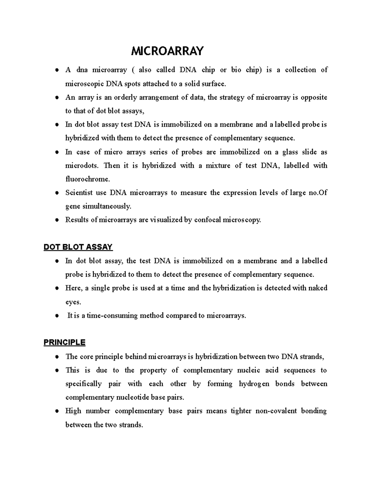 Microarray - molecular biology - MICROARRAY A dna microarray ( also ...