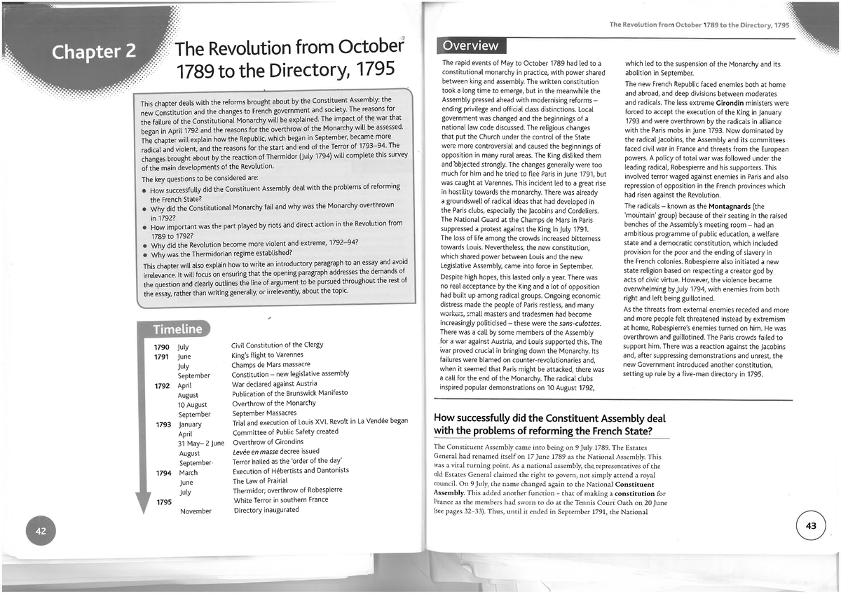 French Rev TB Chapter 2 Mike Wells - The Revolution from October 1789 ...