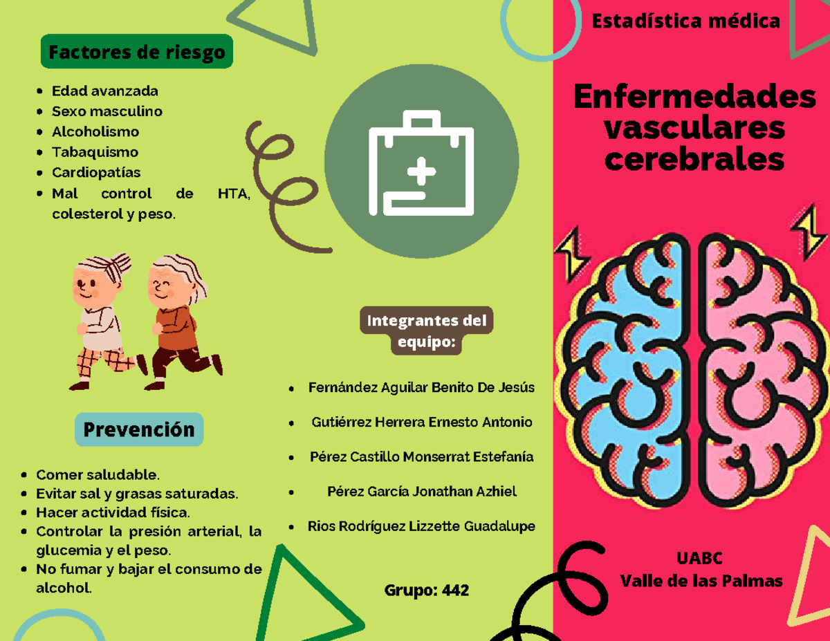 Tríptico EVC - no - UABC Valle de las Palmas Factores de riesgo Edad ...