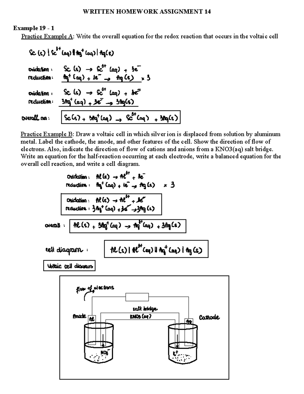 Written HW 14 - Homework Assignment - OCC - Prof. Helen Maughan ...