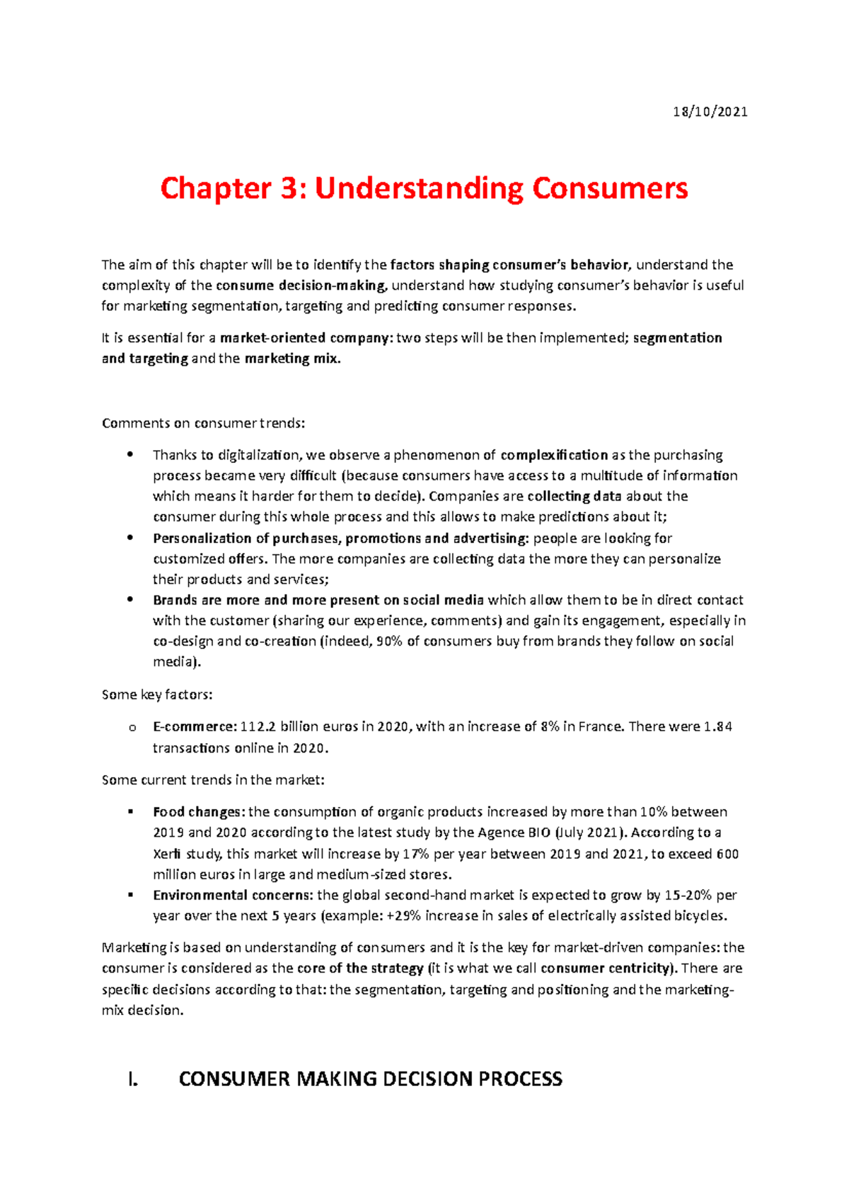 Chapter 3 Understanding Consumer Behavior - 18/10/ Chapter 3 ...