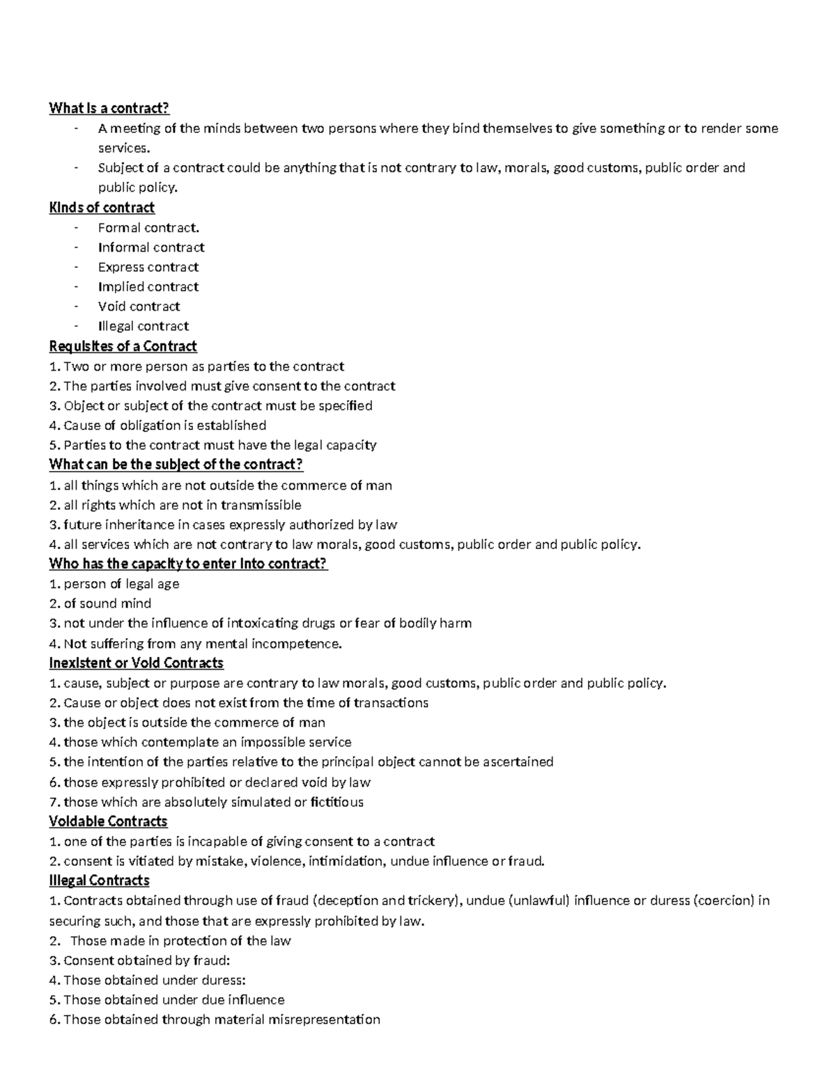 What is a contract - adadada - What is a contract? - A meeting of the ...