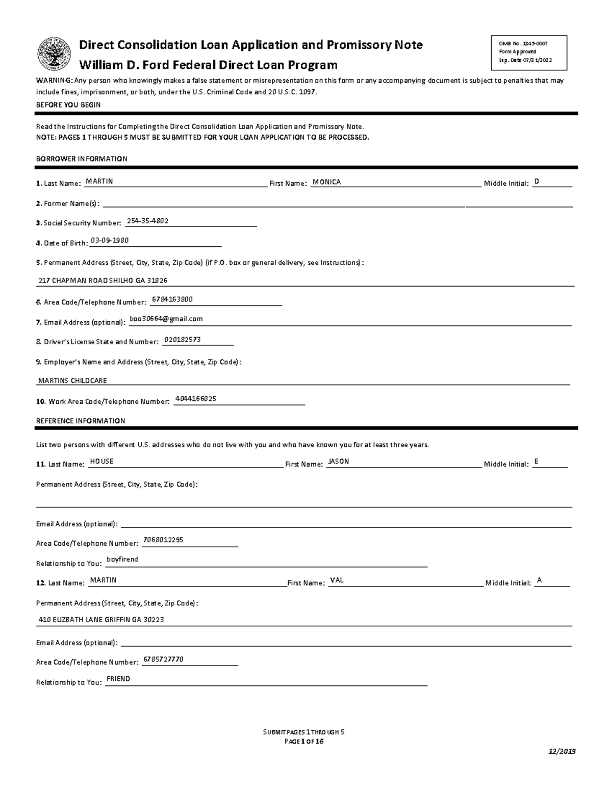 Consolidation-en-us - Assignment - Direct Consolidation Loan ...