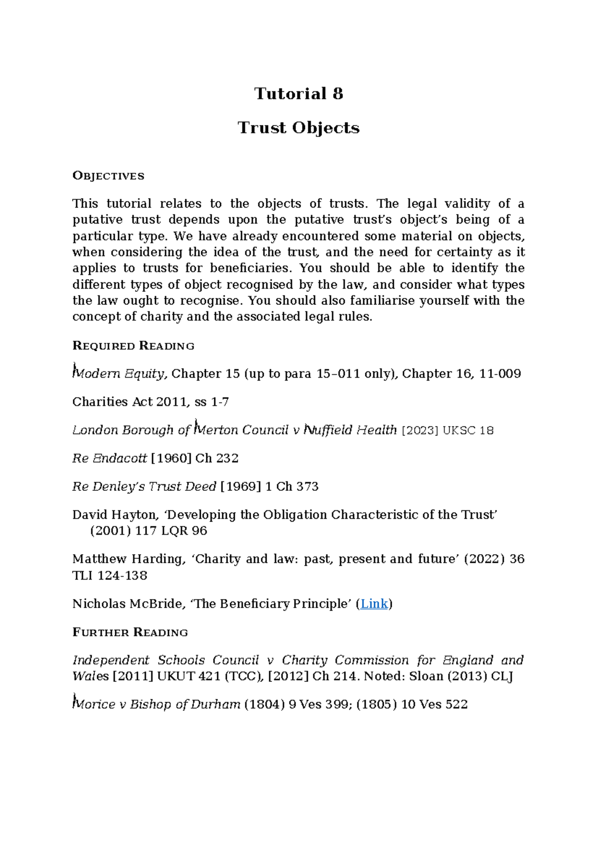 Trust Objects Tutorial - Tutorial 8 Trust Objects OBJECTIVES This ...