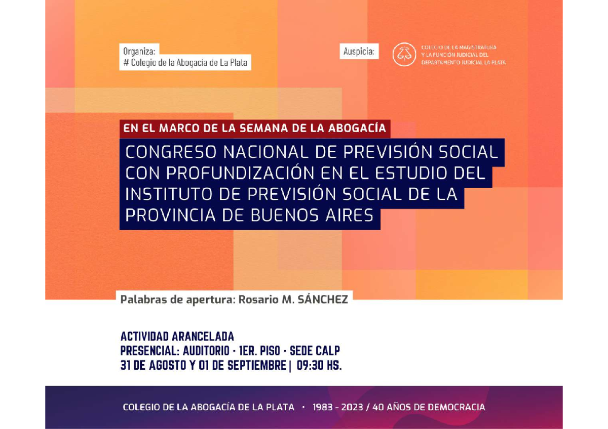 Congreso previsional - Derecho Administrativo 1 - Studocu