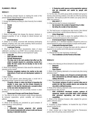 CLUP 2016-2026 Volume 3 - Sectoral Studies [Signed] - Planning 3 - Studocu