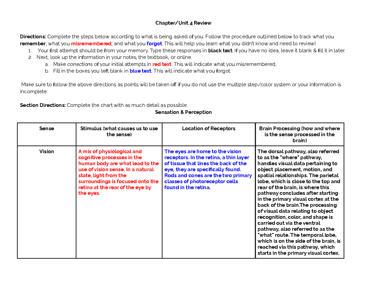 Unit 4 Review-Jo - helpful for others - Chapter/Unit 4 Review ...