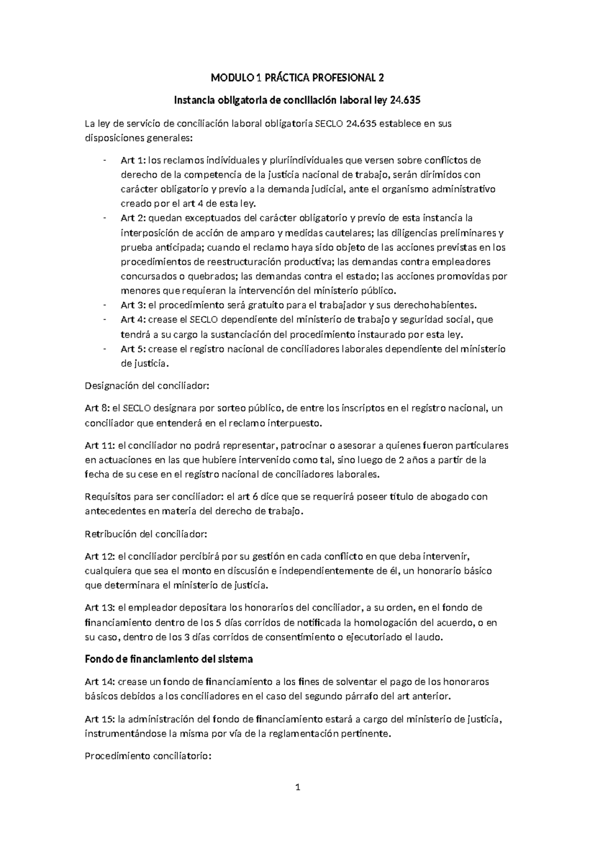 Modulo 1 Practica Profesional 2 - MODULO 1 PRÁCTICA PROFESIONAL 2 ...