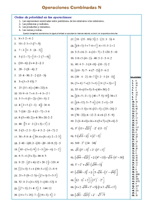 Operaciones combinadas en Z III - Operaciones combinadas ESO ...