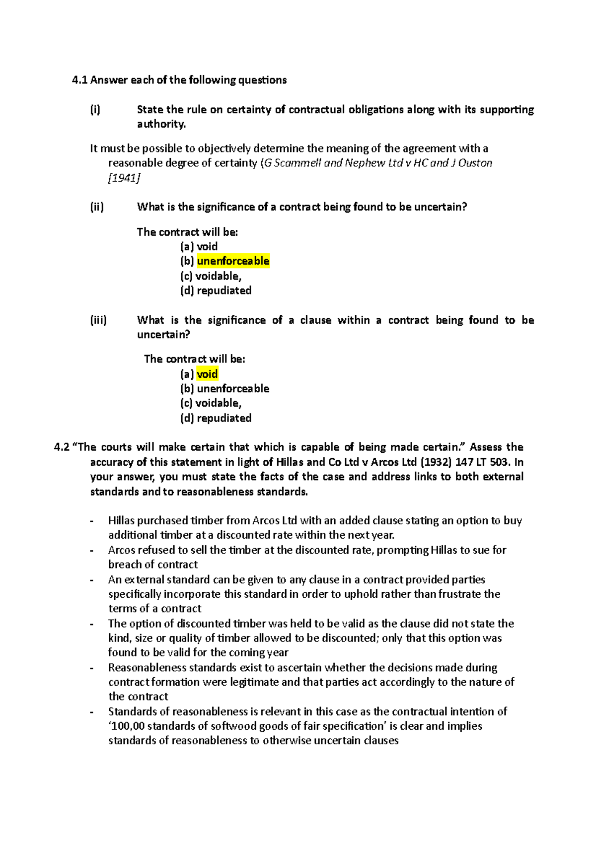 Week 4 Tutorial Prep - 4 Answer each of the following questions (i ...