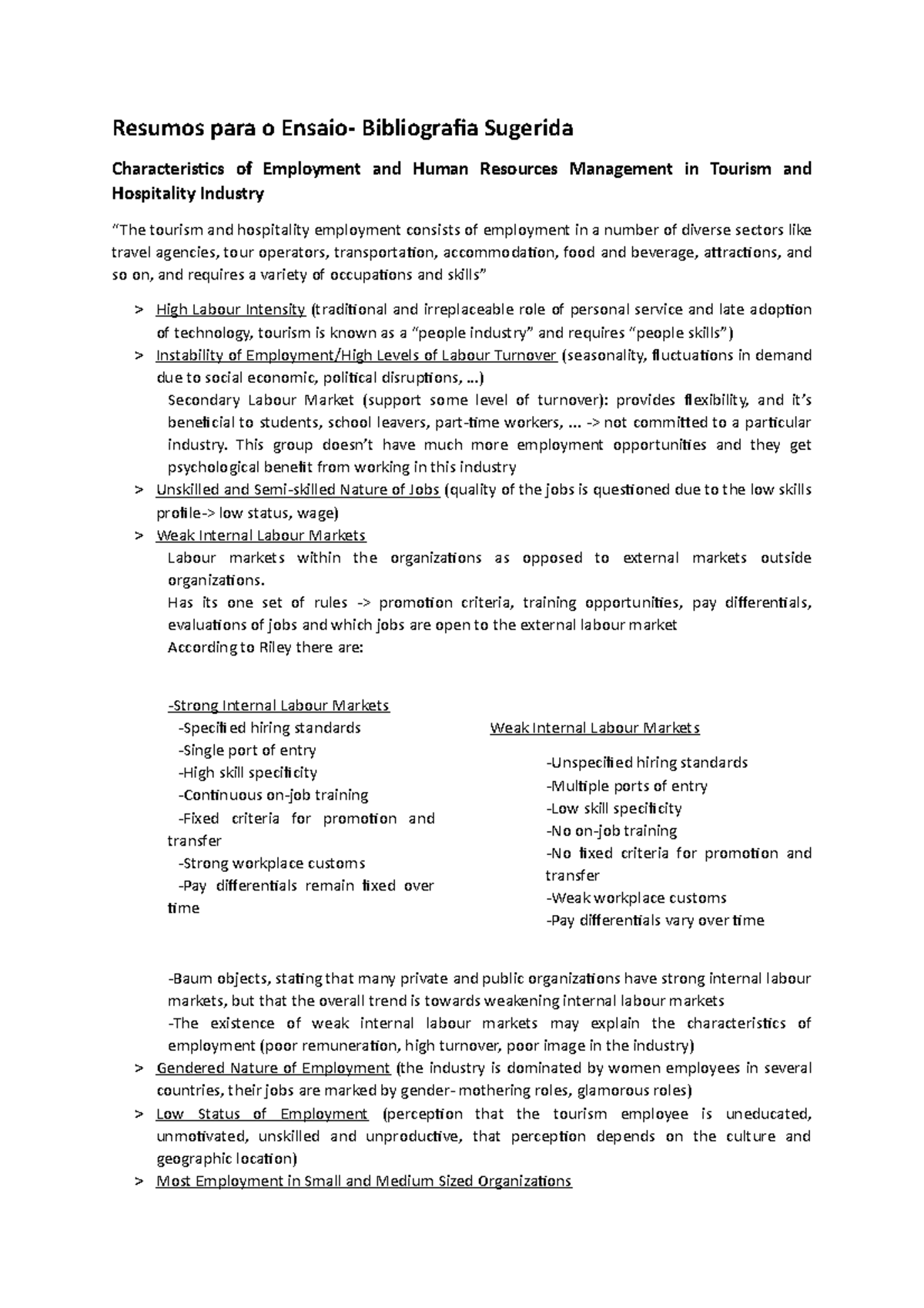 Resumos ensaio LCO - Resumos para o Ensaio- Bibliografia Sugerida ...