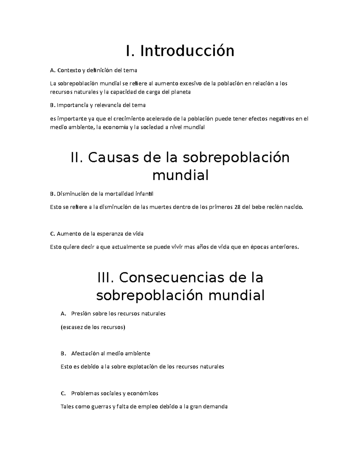 Estructura del Tema - metodologia - I. Introducción A. Contexto y ...