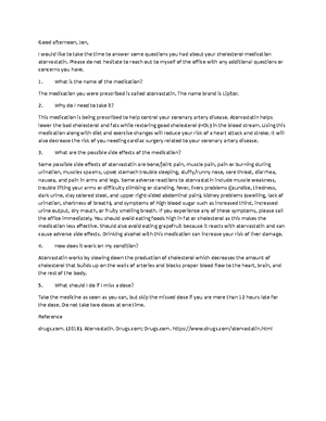 HS140 Unit 6 Assignment Erica Hazen - Part 1: Measurement Systems and Converting Between Systems ...