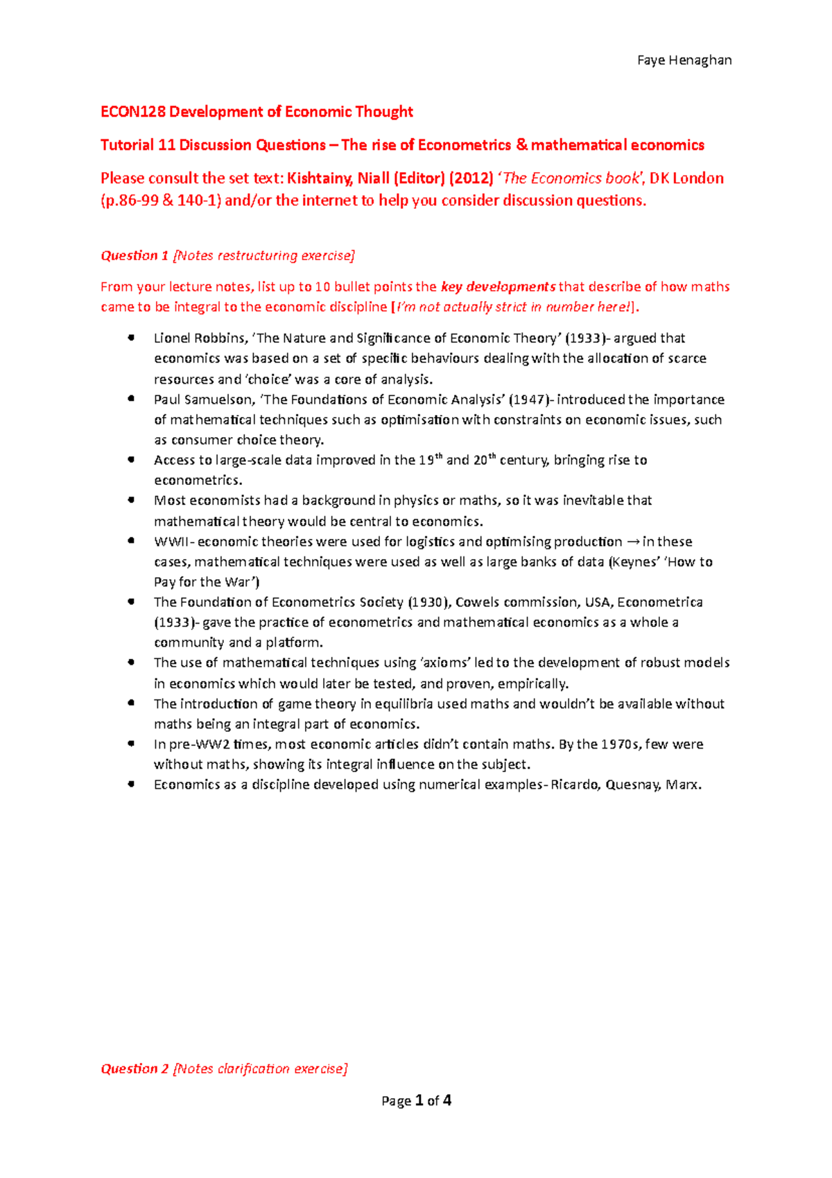 ECON128 Tutorial 11 Discussion Questions & Activities - ECON128 ...