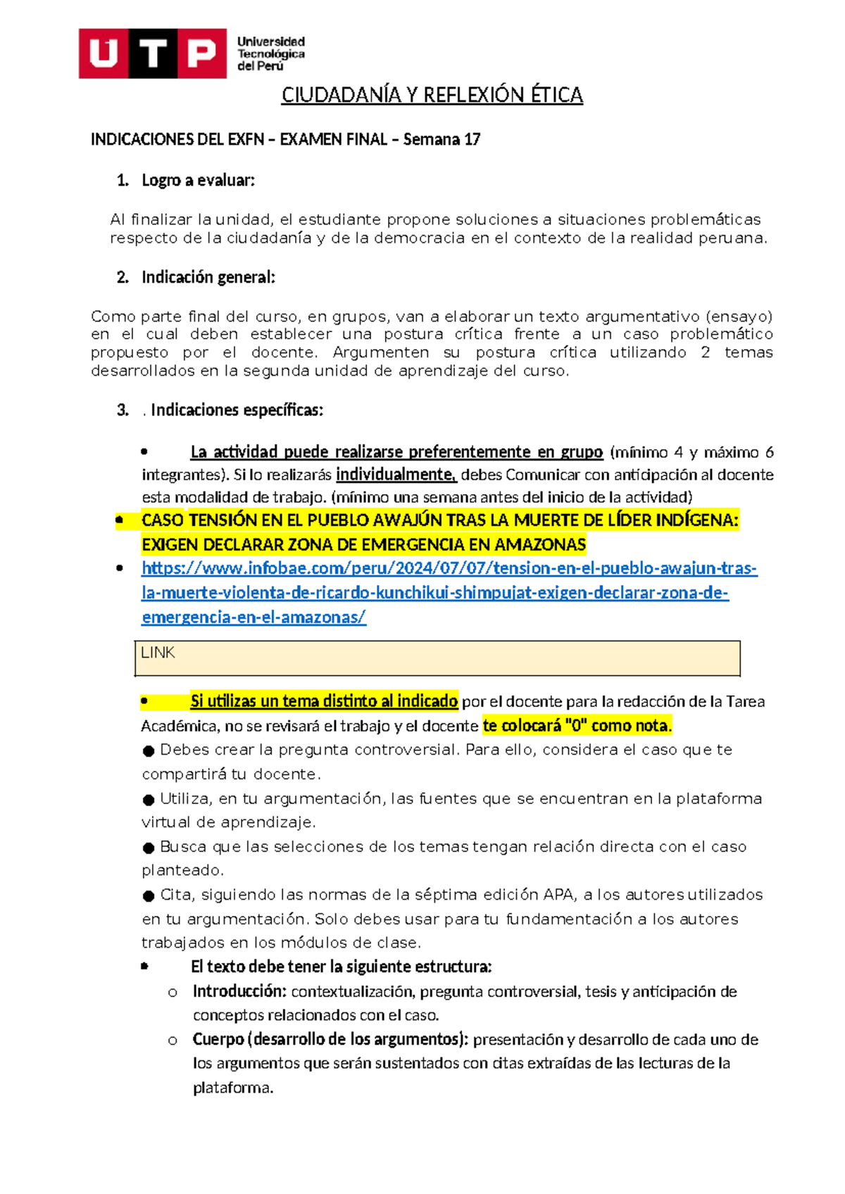 BASES DE EF DE ETICA PRIMER CICLO ESTAN TODAS SUS INDICACIONES PARA ...