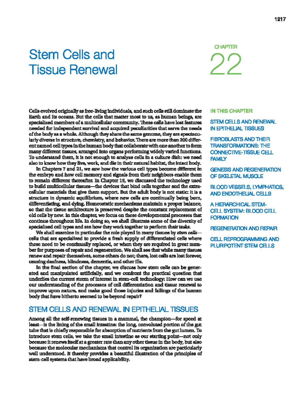Stem Cell - Células madre - Biología celular - Studocu