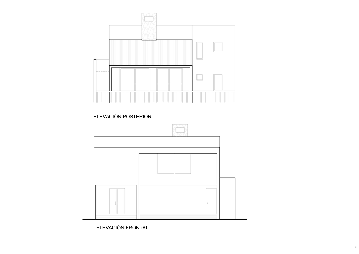 Priemr plano - kdkfk - Procesos para Ingeniería - ELEVACIÓN POSTERIOR ...