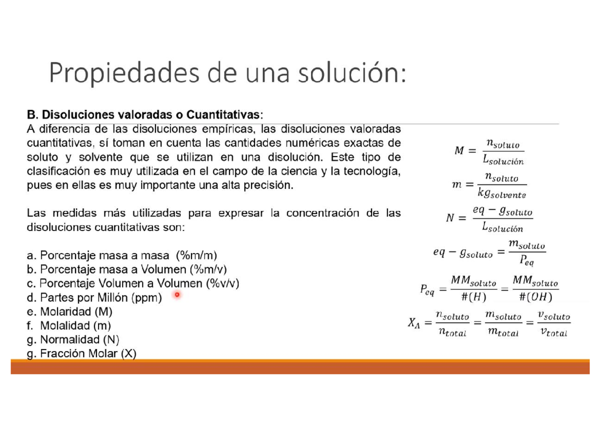 Formulario de Química, contenido para facilitar algunos temas - Química ...