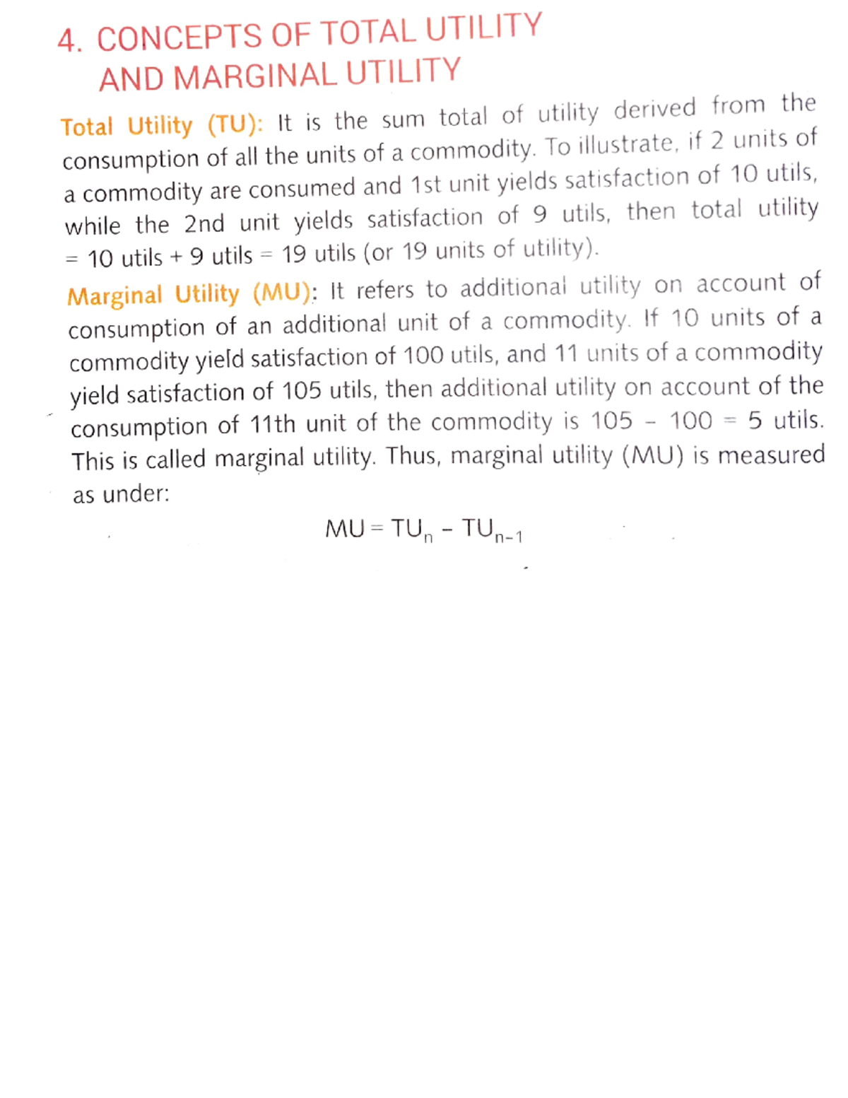 Concept of Tu and Mu - Point wise notes. - Bachelor of Commerce - Studocu