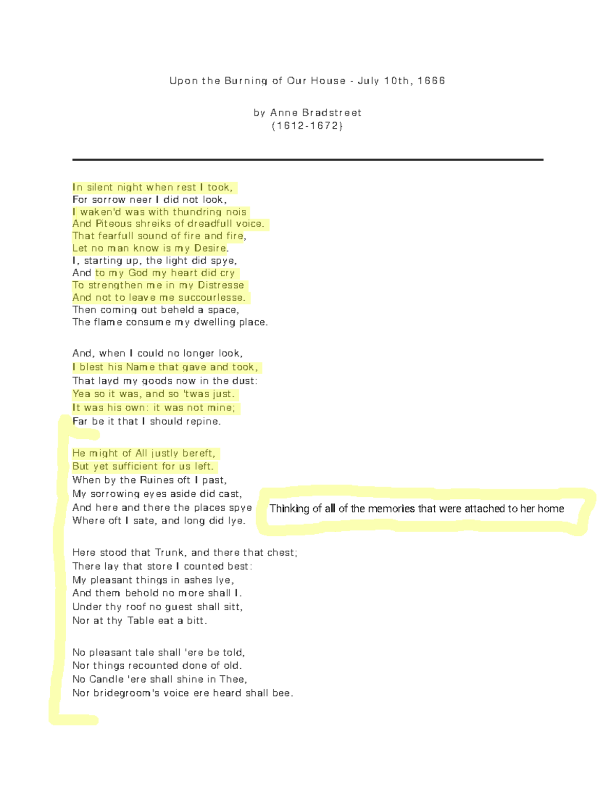 Kami Export - Matthew Howerton - Upon the Burning of Our House Poem ...