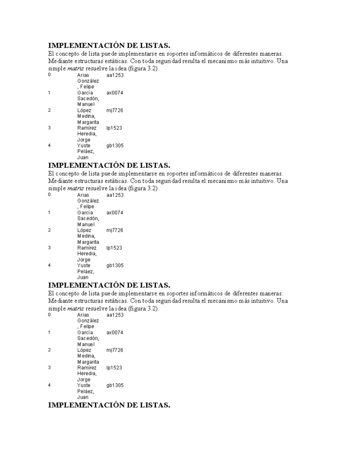Implementamos las listas - IMPLEMENTACIÓN DE LISTAS. El concepto de ...