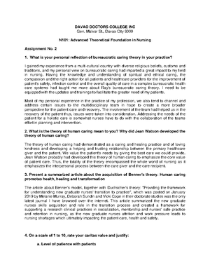 NCP Neonatal Hypothermia - NURSING CARE PLAN Name of Patient: Ramos ...