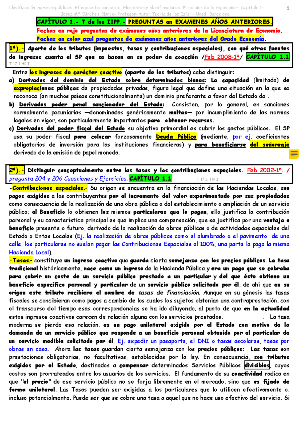 Resum EXA Menes - Josep Mª Sánchez Blanco- Profesor- tutor Teoría de ...