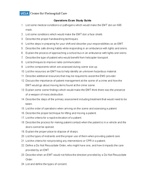 EMT mnemonics - ASSESMENT/HISTORY DCAP-BTLS deformities, contusions ...