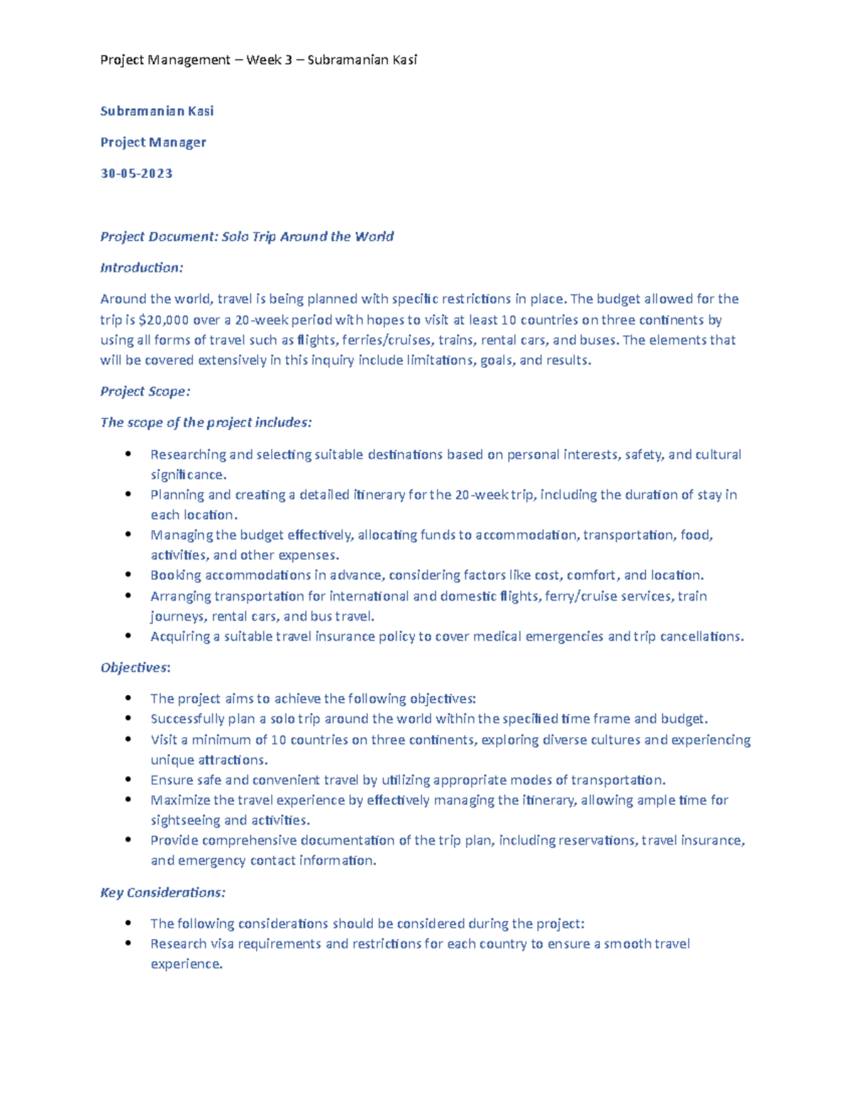 PGM Week 03 - Mandatory Notes - MGMT8420 - Conestoga College - Studocu