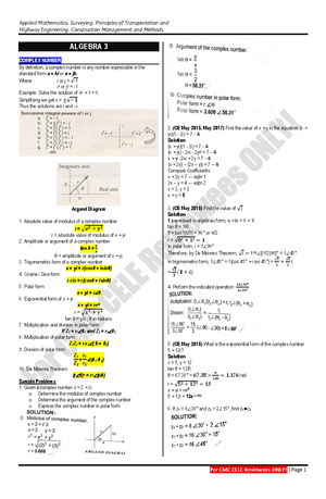 4 Trigo - Algebra - PLANE AND SPHERICAL TRIGONOMETRY TRIGONOMETRY (from ...