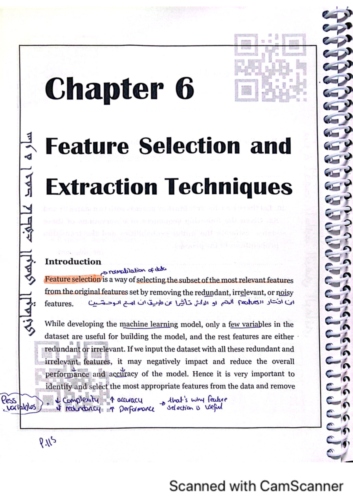 Lec 8 - feature selection and extraction - biochemistry course - Studocu