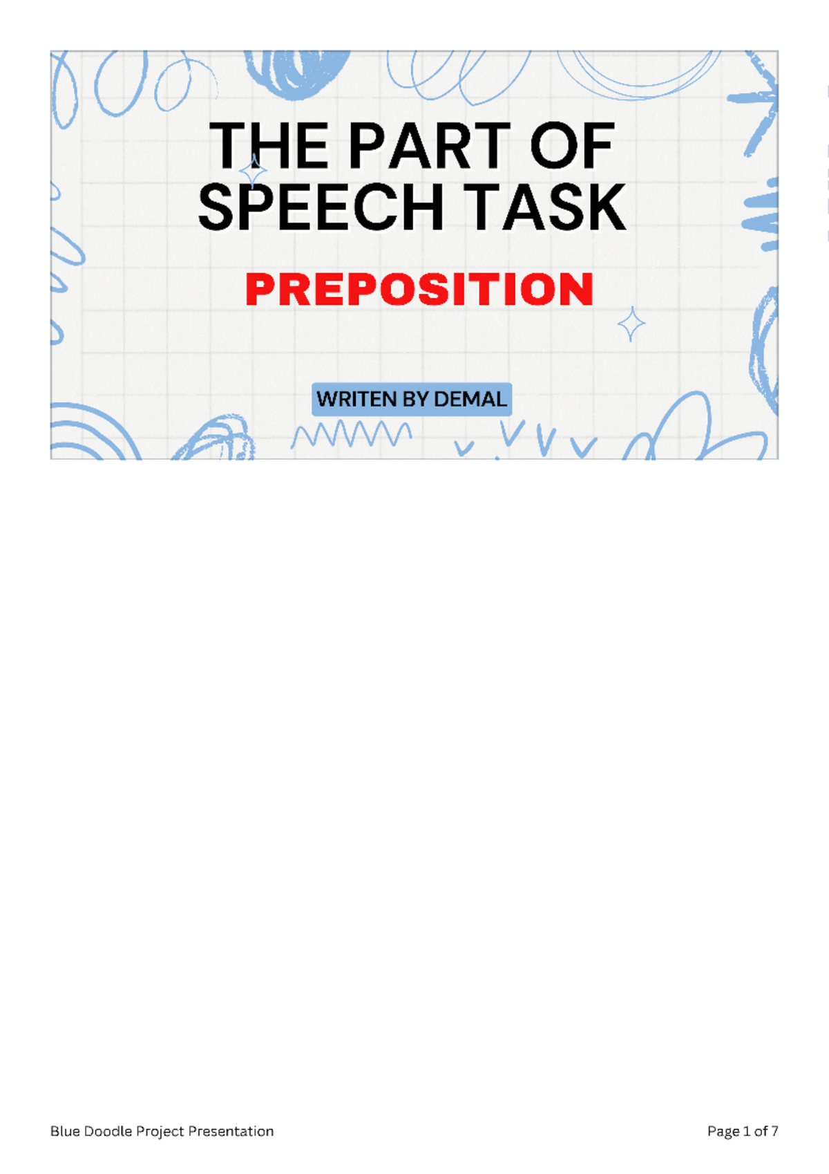Blue Doodle Project Presentation 20240712 204659 0000 - THE PART OF ...