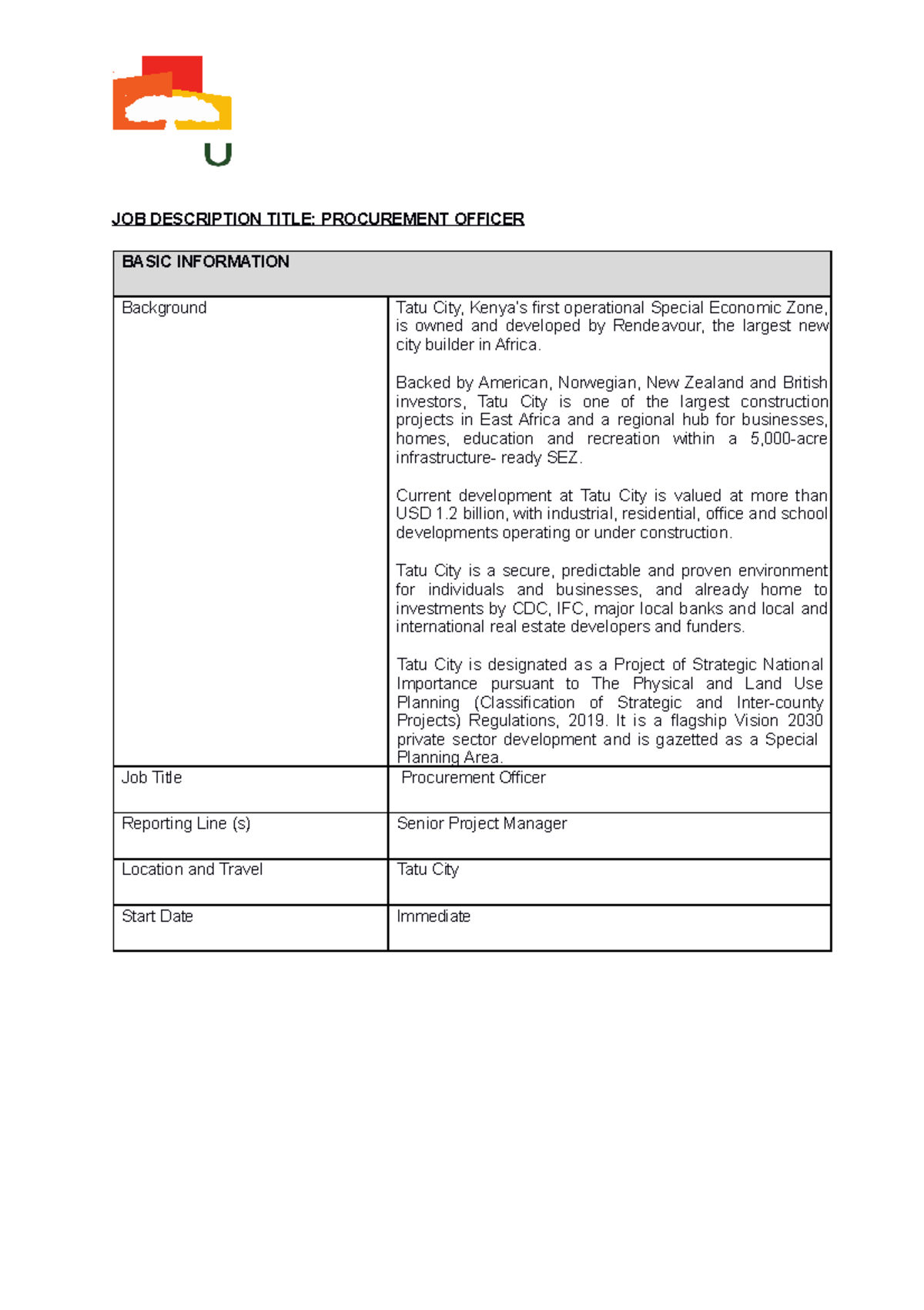 Procurement Officer JD- Updated - Public Procurement - UoN - Studocu