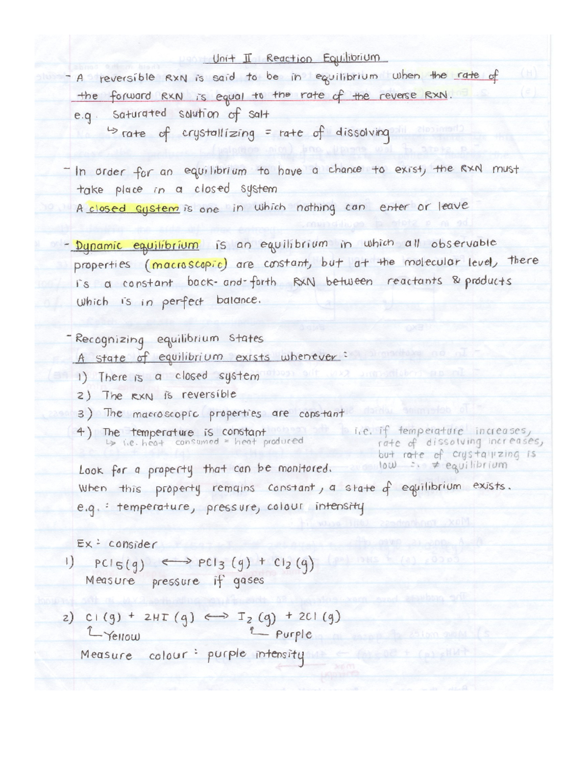 1-dynamic-equilibrium worksheet study practice for - CHEM 110 - SFU ...