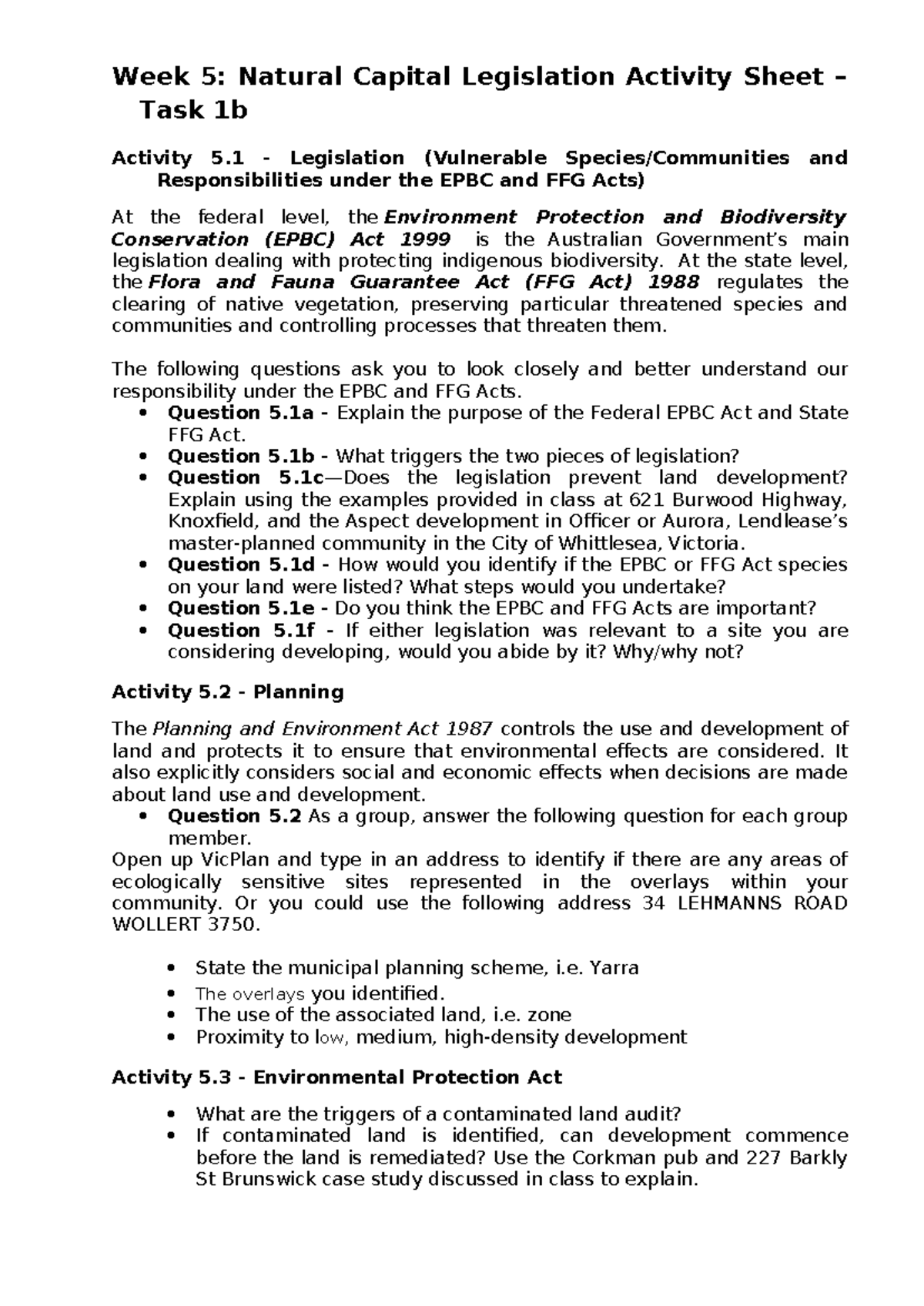 BUIL1229 Task 1 week 5 - Summary Auditing and Assurance Services: an Applied Approach - Week 5 ...