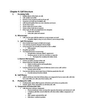 Ch 6-Metabolism - Lecture notes 6 - Chapter 6: Metabolism Energy and ...