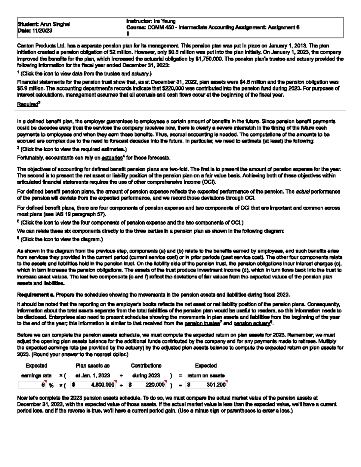 Assignment 6 Explanation - COMM 450 - Studocu