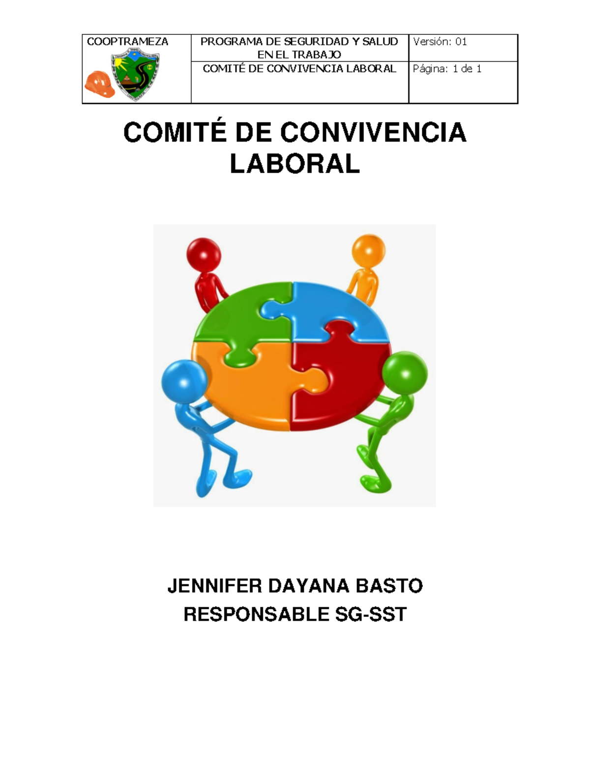 411743301 Comite de Convivencia Laboral - EN EL TRABAJO COMITÉ DE ...