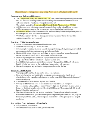 HRM - Chapter 7 - Human Resource Management 3273 - Human Resource Management - Chapter 7: Talent ...