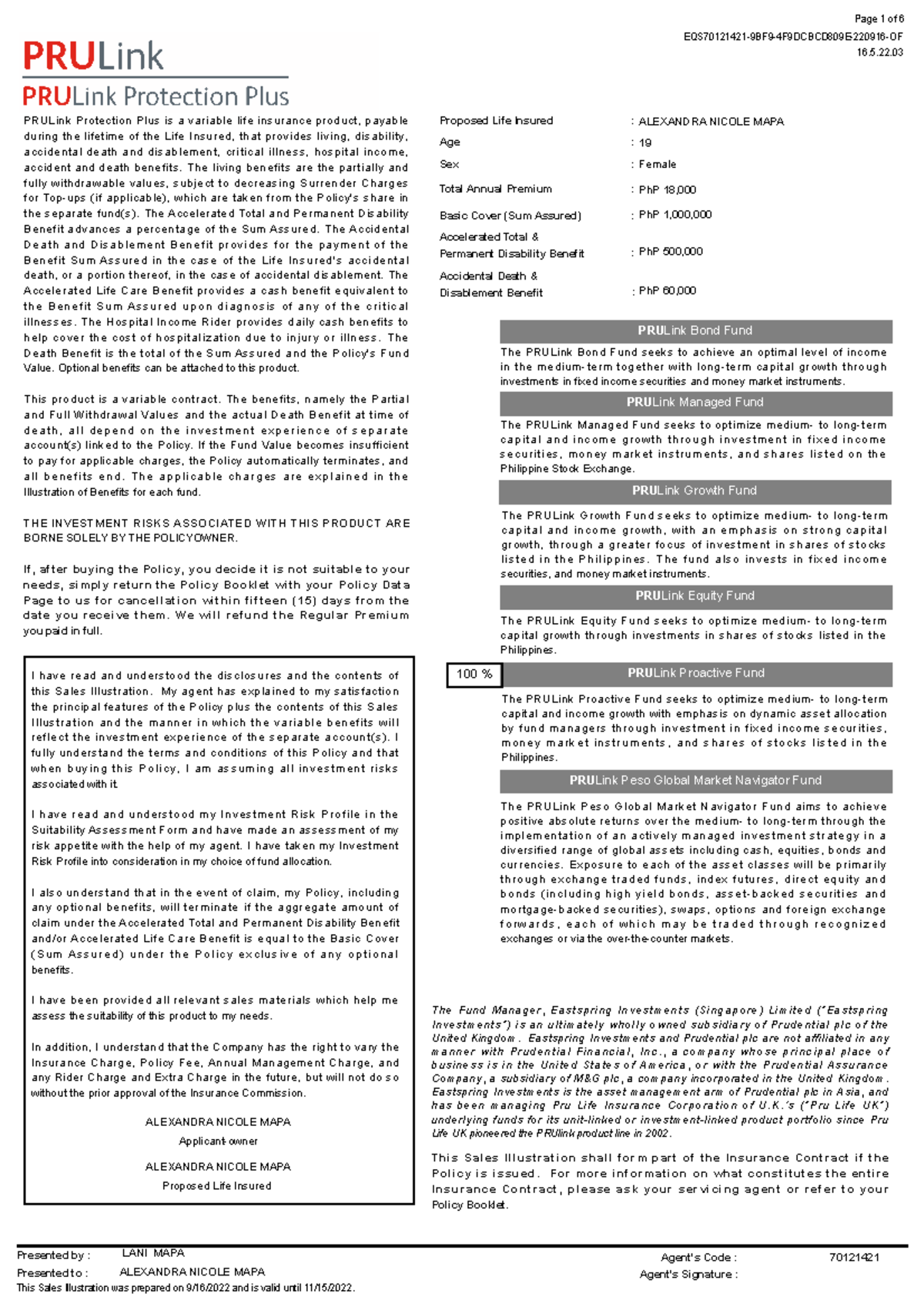 Nicole MAPA - NA K.FTRIIUTUK;DYUJ - Page 1 of 6 PRU Link Protection ...